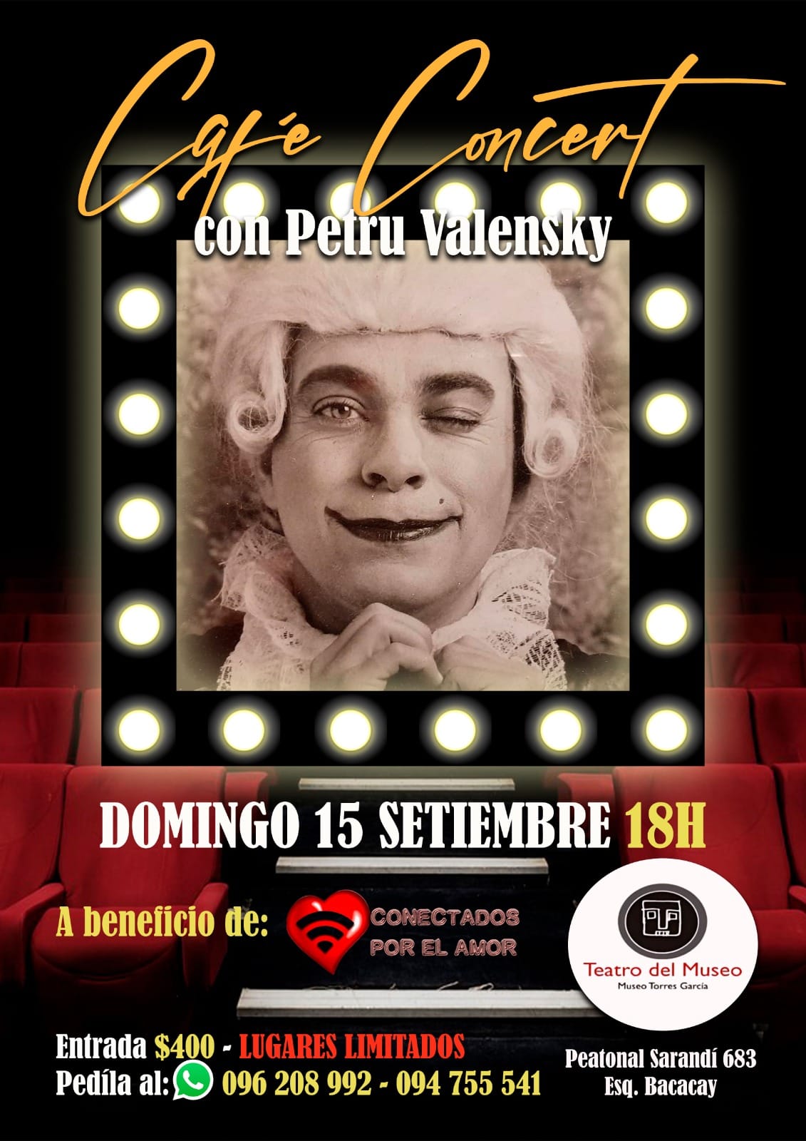 Teatro del Museo presenta: Café Concert con Petru Valensky